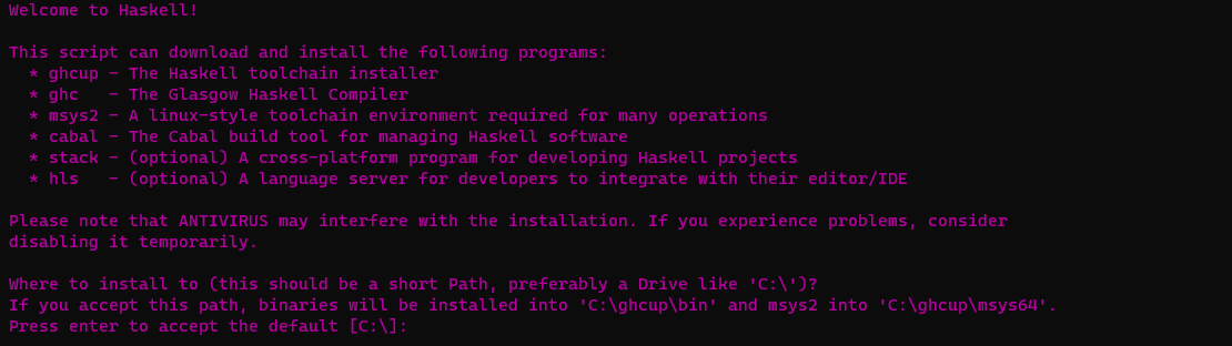 Haskellのインストール方法(windows)|haskell Tech